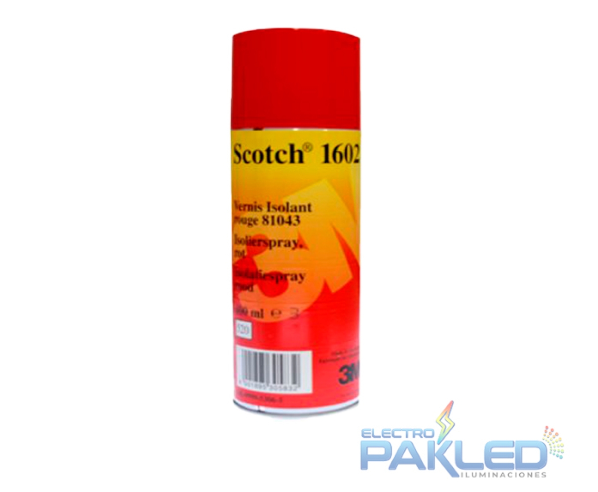 BARNIZ SPRAY AISLANTE ROJO 1602 3M | Electro Pakled